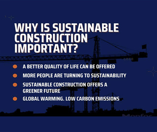 Why is sustainable construction important? - Menfor Group